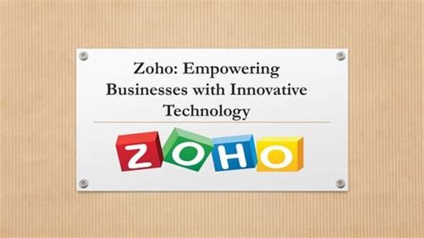 Introduction To Zoho People Ppt