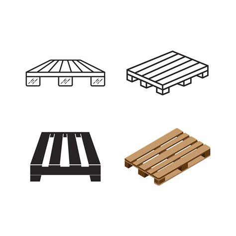 Icono De Palet De Madera 10823403 Vector En Vecteezy