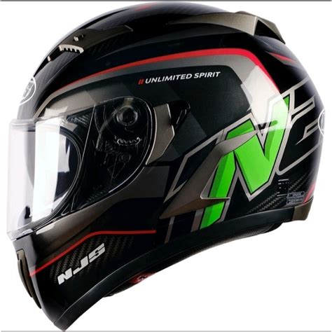 Jual Helm Njs Shadow Motogear Helm Full Face Shopee Indonesia