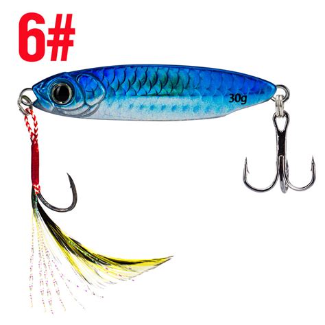 Pcs G G G G G G Fishing Jigs Metal Jig Lure Colors Slow Jig D Eyes Hard Bait Laser