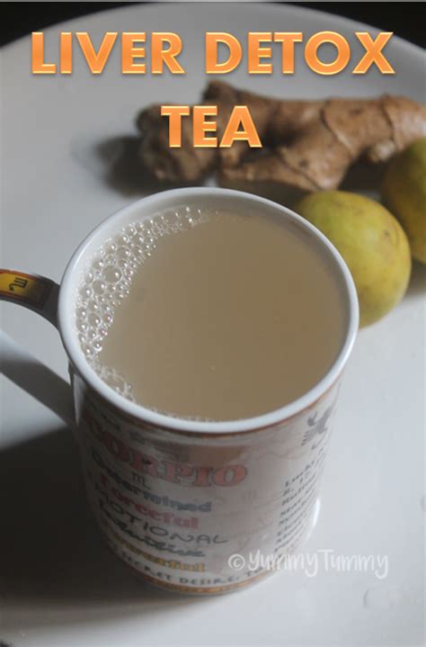 Liver Detox Tea Recipe Lemon Peel Ginger Magical Drink