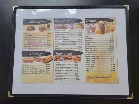 Menu At Sugar Land Bakery And Cafe Restaurant Glasgow