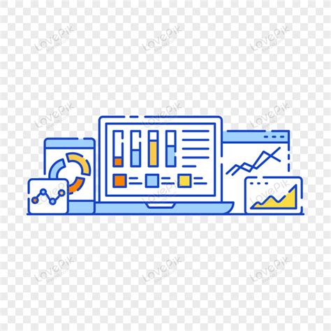 평면 디자인 일러스트레이션에서 분석 응용 프로그램 편집 가능한 Vect Png 일러스트 무료 다운로드 Lovepik