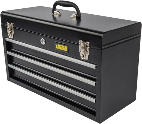 Jegs Black Drawer Professional Tool Box For Garage Truck Or
