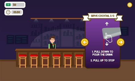 🕹️ Play Open Bar Game Free Online Time Management Bartender Simulation