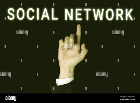 Conceptual Display Social Network Concept Meaning A Framework Of