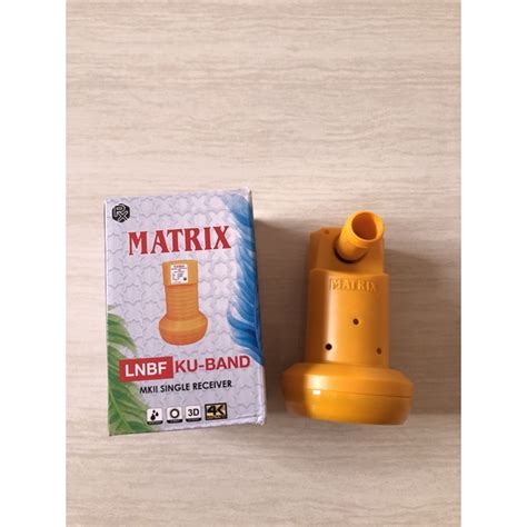 Jual Lnbf Ku Band Single Receiver Matrix Parabola Ku Band Mk Ii Kwarto