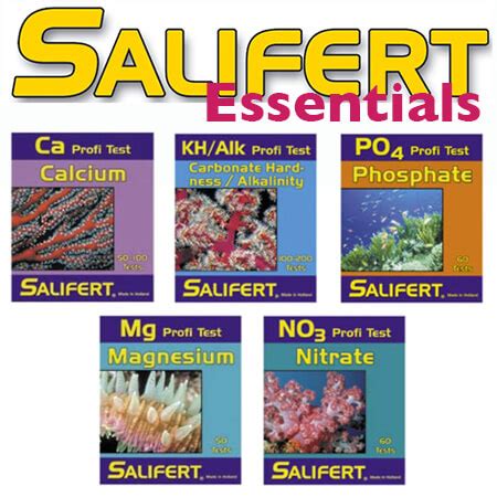 Salifert essentials testkit (Ca, KH, Mg, No3, Po4) | Salifert water ...