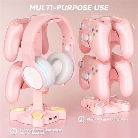 Headset And Controller Led Stand Kawaii Babe