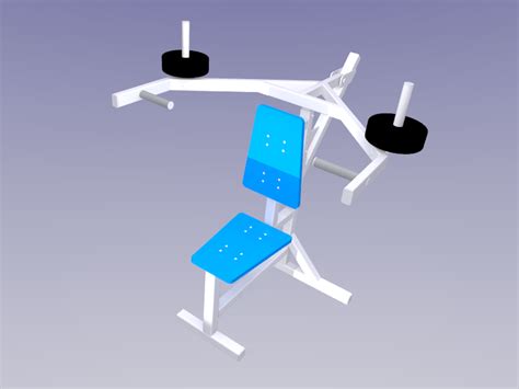 肩压健身机 Step 模型图纸下载 懒石网