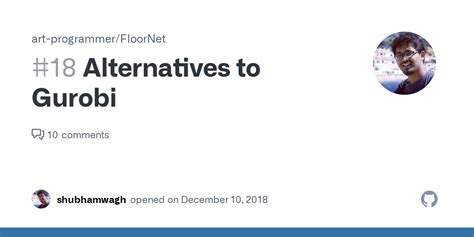 Alternatives To Gurobi Issue Art Programmer FloorNet GitHub