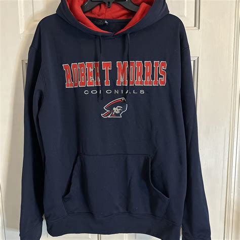 Large Robert Morris University Colonials Red And Depop