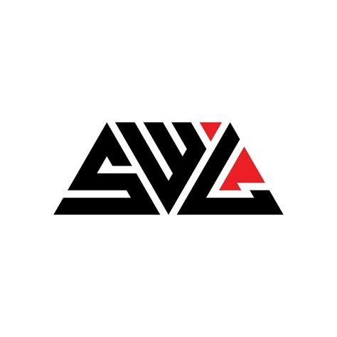 Swl Triangle Letter Logo Design With Triangle Shape Swl Triangle Logo