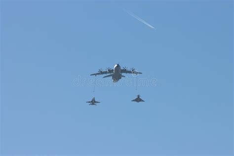 Low Angle Shot Of Jets In The Sky For The Day Of Hispanic Heritage And