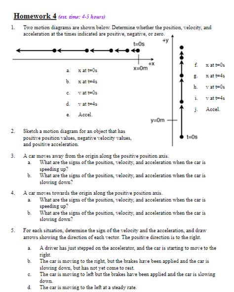 Solved Two Motion Diagrams Are Shown Below Determine Chegg