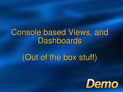 Ppt Sql Performance Management With Scom 2007 Powerpoint Presentation