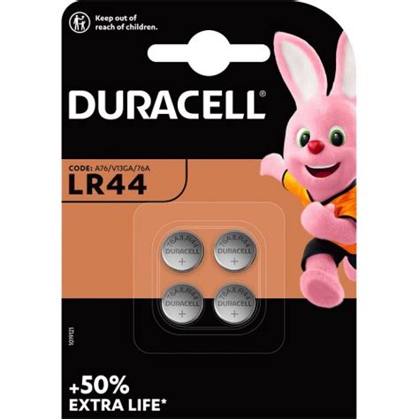 Duracell Specialty Lr44 Alkaline Coin Battery 4 Compare Prices