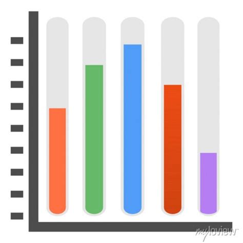 Graphical Representation Of A Vertical Bar Chart Column Graph Posters For The Wall • Posters
