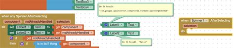 Repeated Spinner Block In Every Layout Mit App Inventor Help Mit