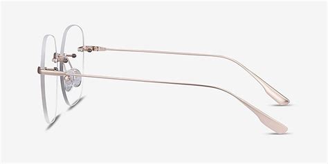 Lisa Square Gold Glasses For Women Eyebuydirect