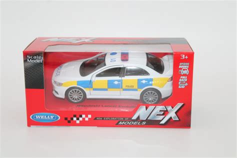 Welly Police Mitsubishi Lancer Evolution X - Darlington Diecast