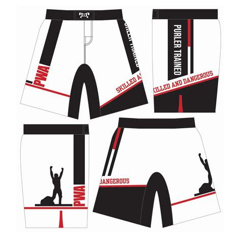 Purler Wrestling Academy Fight Shorts Myhouse Sports Gear