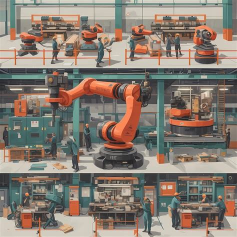 Premium Photo Robotic Manufacturing Precision And Efficiency