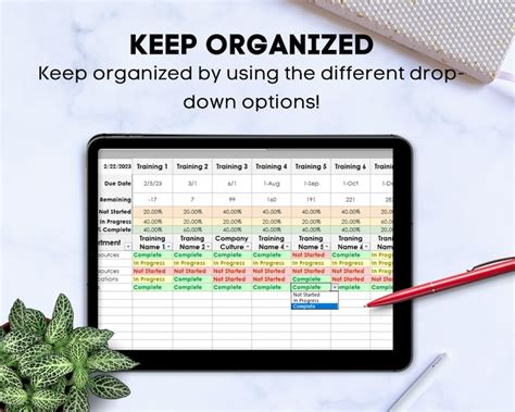 Training Tracker Employee Training Excel Template Training Matrix Skills Matrix Employee
