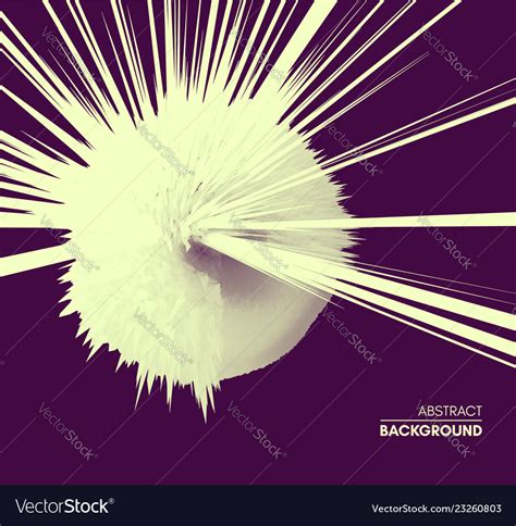 Background With Exploding Rays Abstract Royalty Free Vector