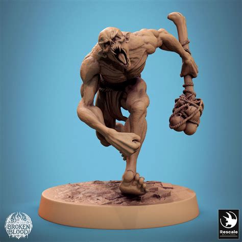 Savage Ghoul Run Dnd Ttrpg By Rescale Miniatures Etsy