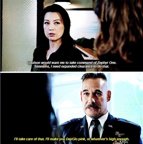 Coulson Want Me To Take Command Of Zephyr One May Jemma And Gen Talbot AgentsOfSHIELD