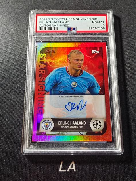 【la拍卖精品】 2022 Topps Uefa Summer Sig Erling Haaland 欧冠夏转盒 埃尔林 哈兰德 多特蒙德