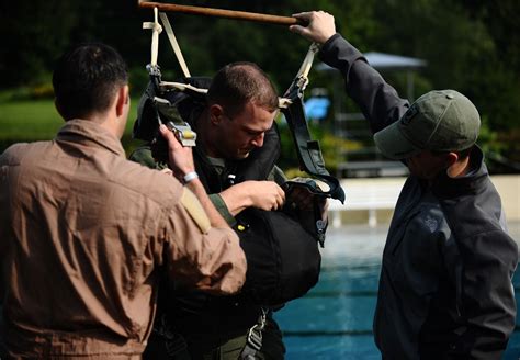 Water Survival Training Keeps Pilots Combat Ready U S Air Forces In