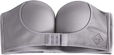 Mango Lift Bra Strapless Front Closure，strapless Bra For Women Strapless Invisible Push Up Bra