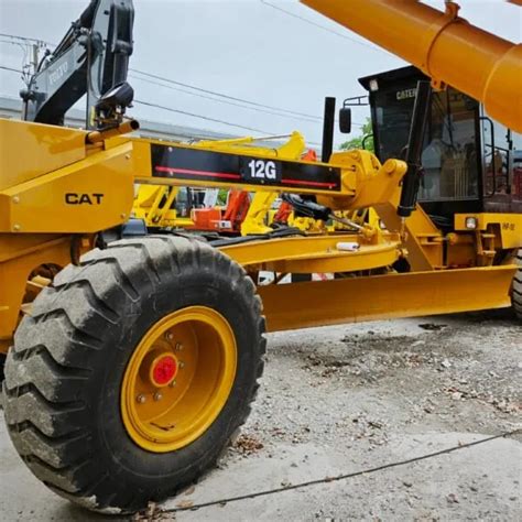 Used Cat 12g Motor Grader Caterpillar For Sale In Good Condition Second Hand Excavators Supplier
