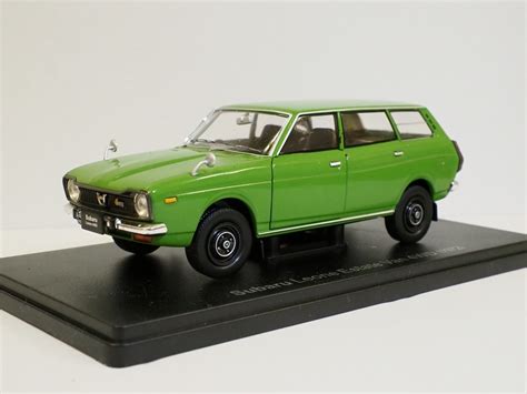 【目立った傷や汚れなし】アシェット 国産名車コレクション 124 スバル レオーネ エステートバン 4wd（1972）の落札情報詳細