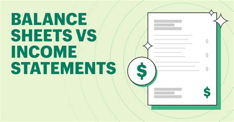 Balance Sheet Vs Income Statement Whats The Difference Income