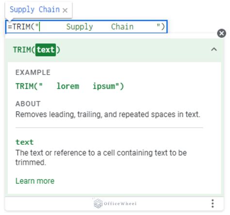 How To Use Trim Function In Google Sheets Easy Examples