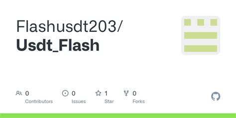 Github Flashusdt203usdtflash