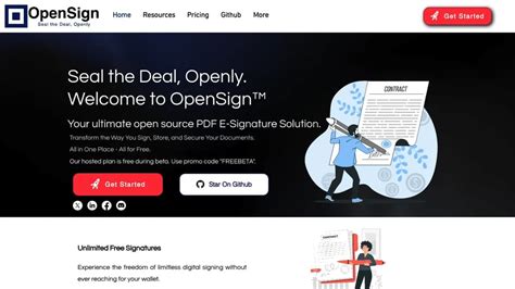 Opensign Open Source Alternative To Docusign And Pandadoc