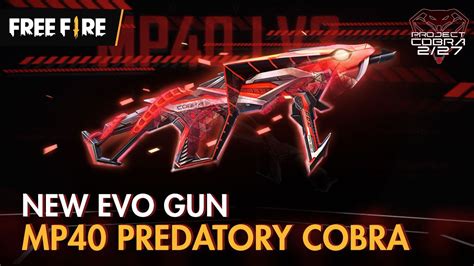 Harga Full Upgrade Evo Gun Mp40 Predatory Cobra Free Fire Ff Spin