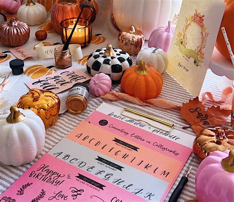 Modern Calligraphy And Pumpkin Lettering For Beginners Southern