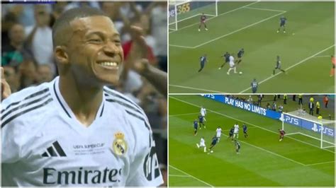 Kylian Mbappes Highlights In Real Madrid Debut V Atalanta