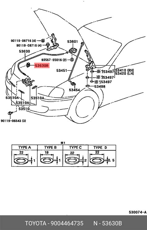 90044 64735 GENUINE TOYOTA 9004464735 RAIZE 201910 A200A A201A
