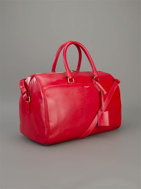Lyst Saint Laurent Duffle 12 Bag In Red