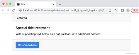 Bootstrap4:组件 Csdn博客 Bootstrap4:组件 Csdn博客