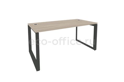 Купить Стол рабочий руководителя Onix Direct O Mo Srr 4 8 Дуб Аттик Антрацит металл по цене в