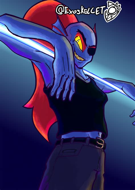 Undyne By Exoskellet On Newgrounds