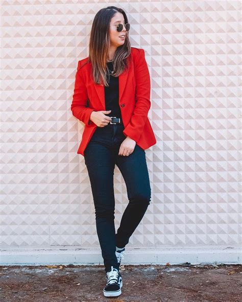 50 looks blazer vermelho que te ensinam como usar essa peça