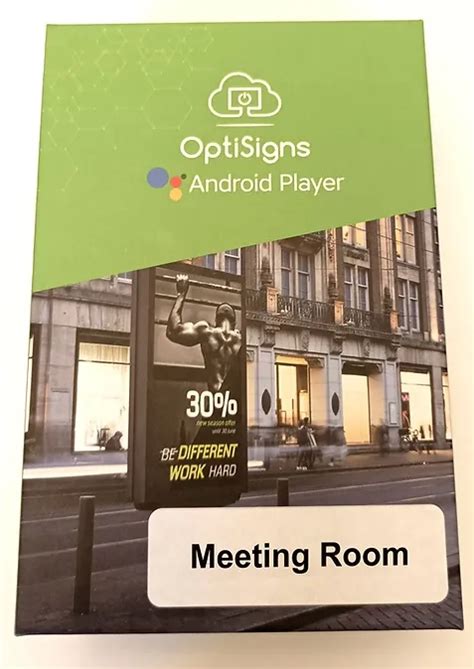 Optisigns Preconfigured Android Player Digital Signage
